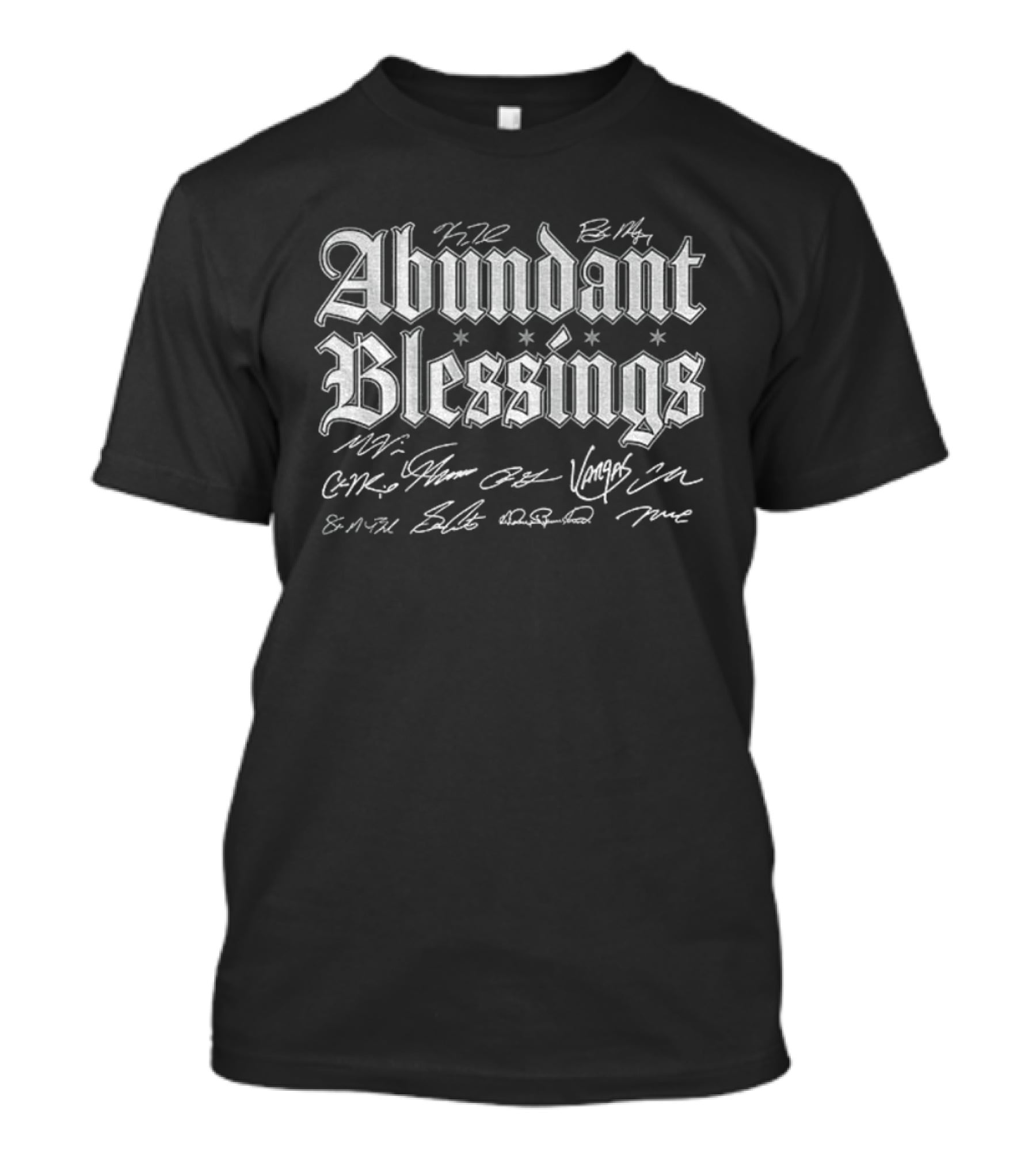 South Side Baseball Abundant Blessings Chicago White Sox Signatures T-Shirt