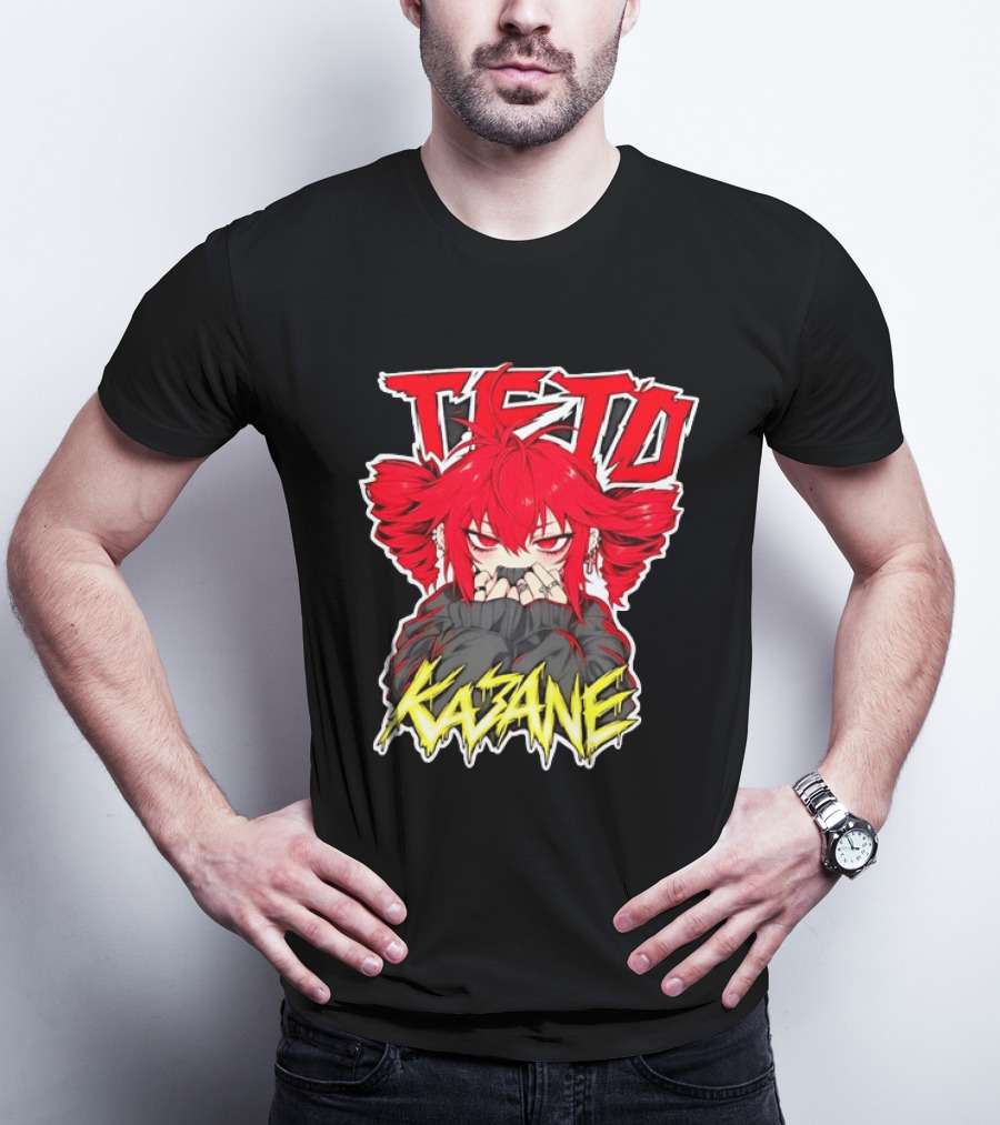 Teto Kasane Vocaloid Anime Manga Character Fan T-Shirt
