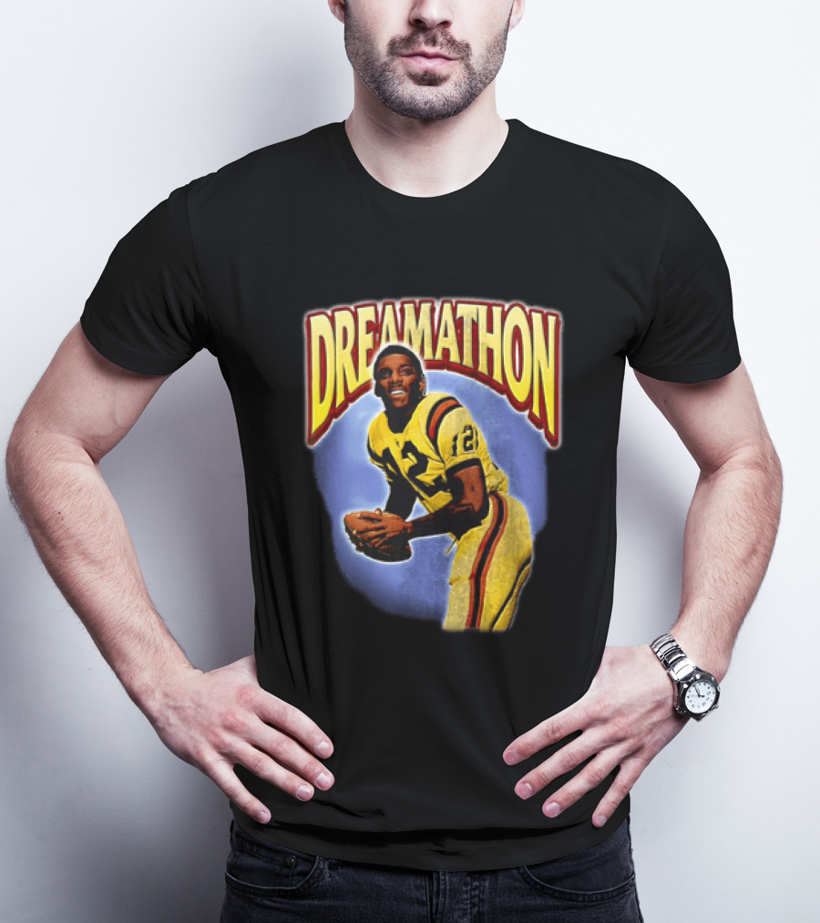Doug Williams Dreamathon Black Knights 12 Throwing Football T-Shirt