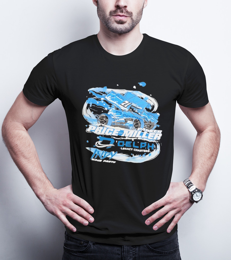 Parker Price Miller Delph Legacy Charters 21 Indy Race Parts Sprint Car T-Shirt