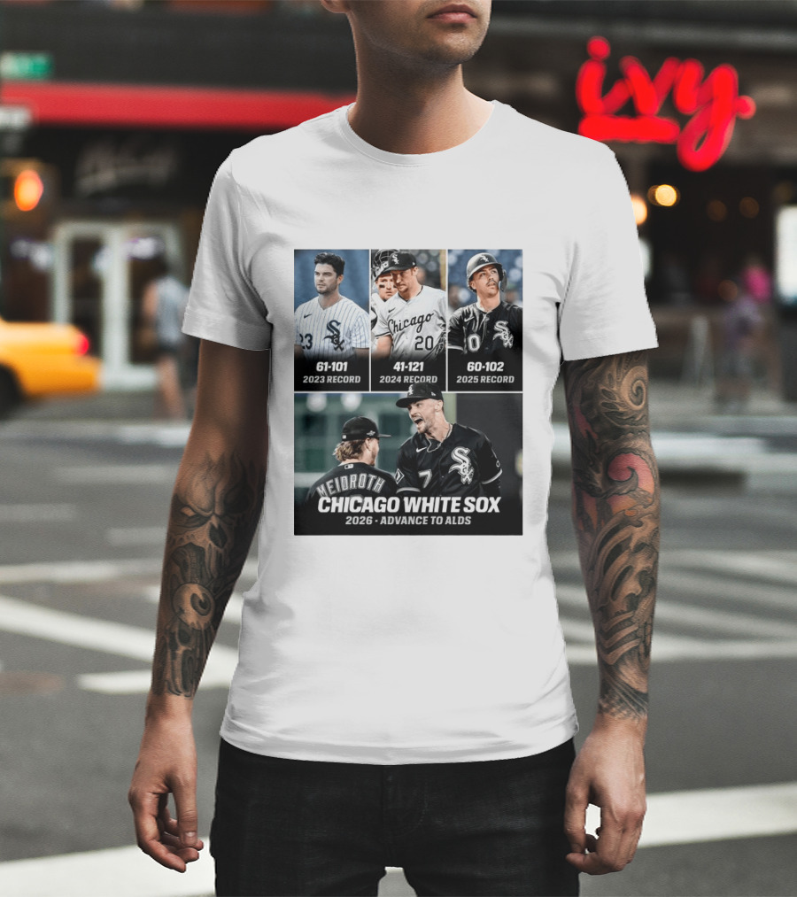 Chicago White Sox 2026 Journey From 61 101 Record To ALDS Triumph T-Shirt
