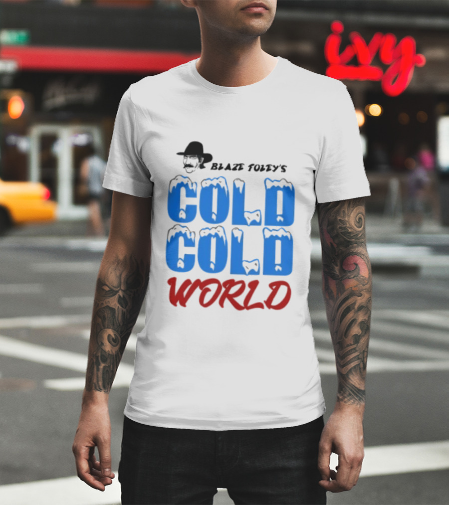 Blaze Foley's Cold Cold World Country Music T-Shirt