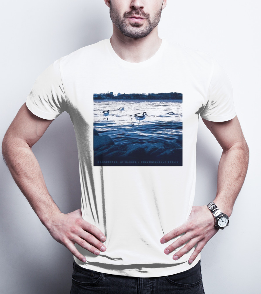 Donnerstag 01.10.2026 Columbiahhalle Berlin Death Cab For Cutie Birds By Water T-Shirt
