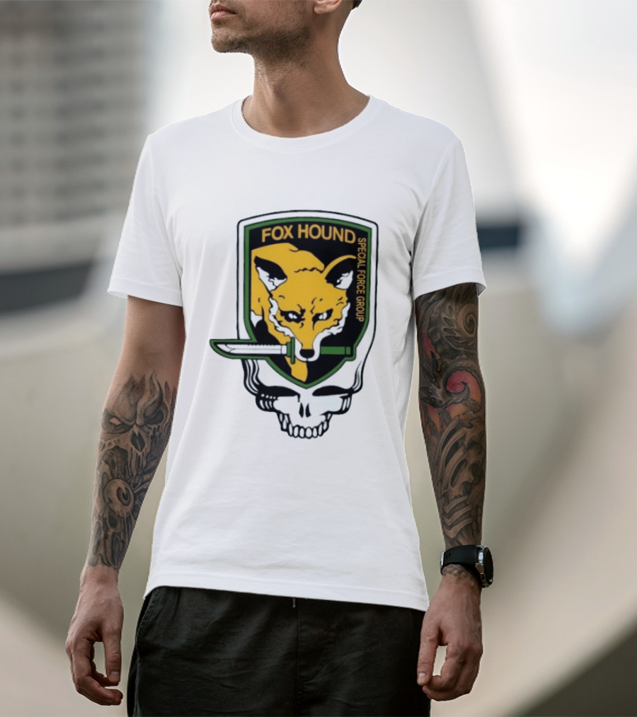 Fox Hound Special Force Group Grateful Dead Steal Your Face Patch T-Shirt