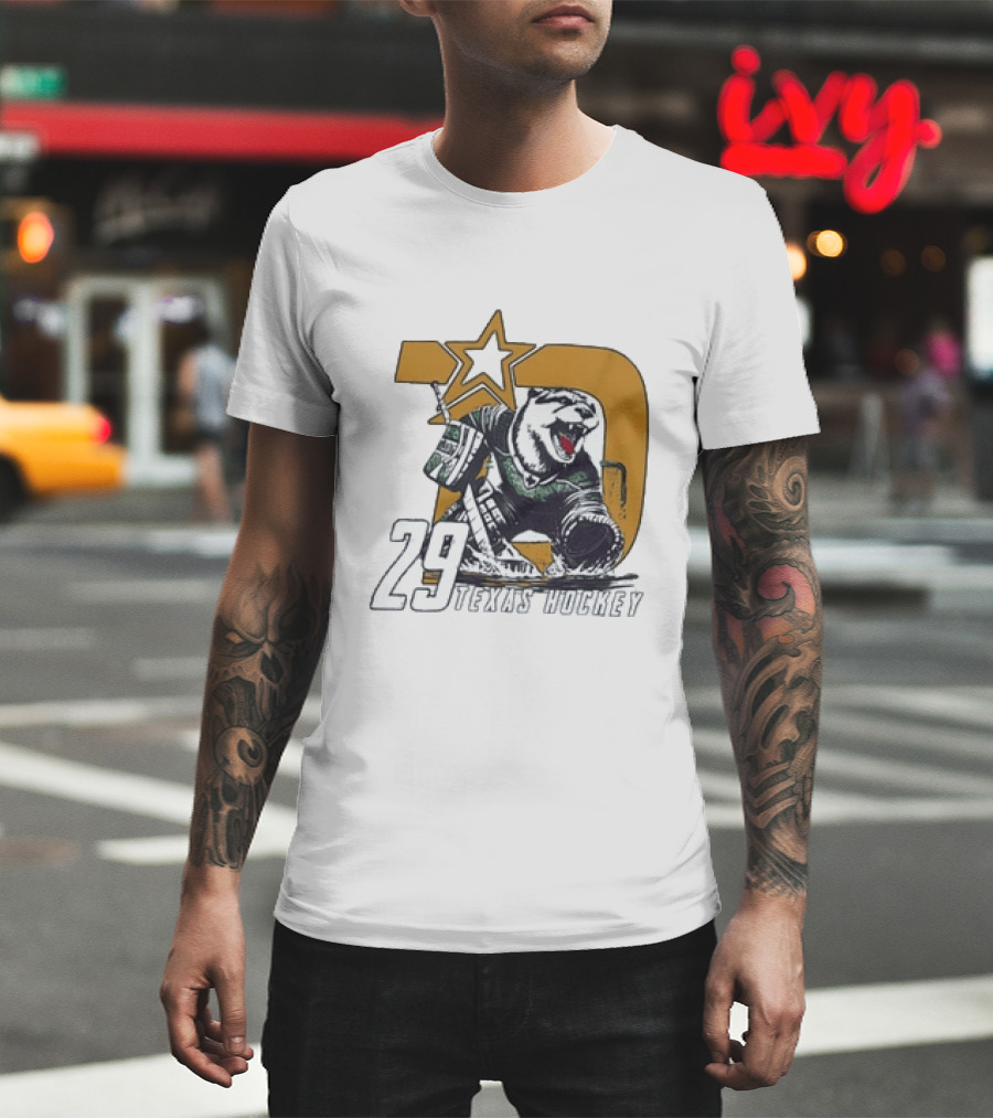 Texas Hockey Otter 29 Dallas Stars T-Shirt
