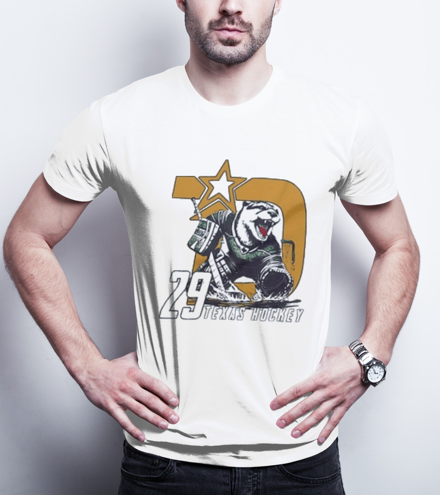 Texas Hockey Otter 29 Dallas Stars T-Shirt
