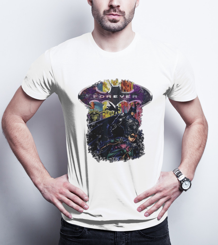 Batman Forever Gotham Robin DC Comics Superhero Action Adventure T-Shirt