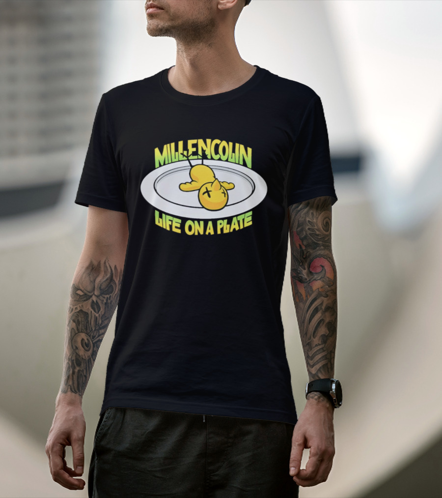 Millencolin Life On A Plate Punk Rock Album Art Yellow Duck T-Shirt