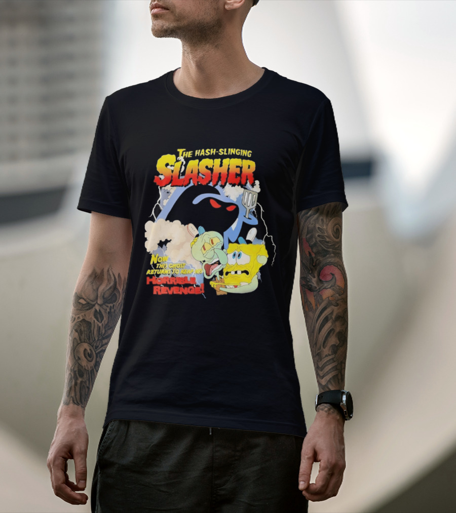 The Hash Slinging Slasher Now The Ghost Returns To Reap His Horrible Revenge T-Shirt
