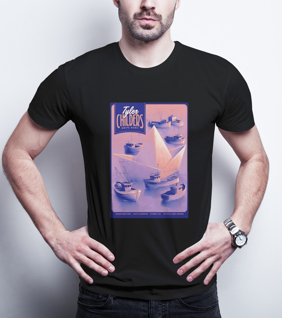 Tyler Childers Snipe Hunt Climate Pledge Arena Seattle Washington October 3 2026 With Special Guest Vermescal T-Shirt