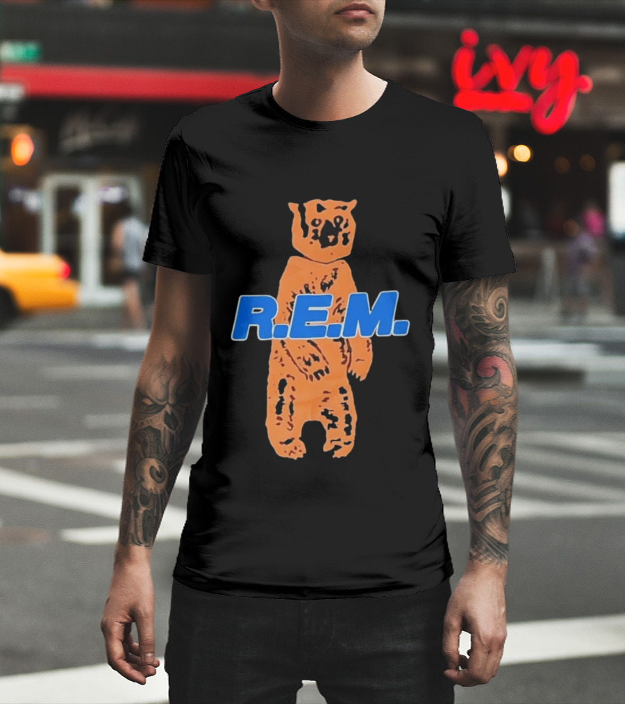 R.E.M. Bear Alternative Rock Band T-Shirt