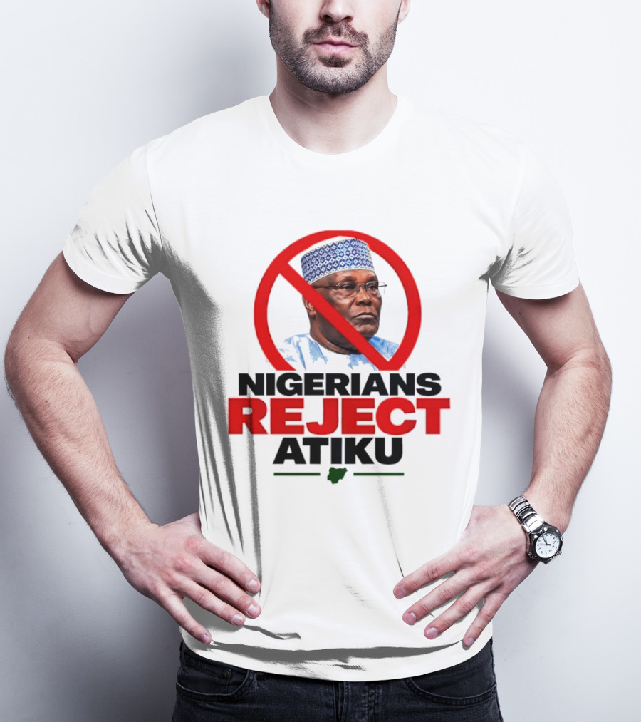 Nigerians Reject Atiku Political Protest Red Circle Image T-Shirt