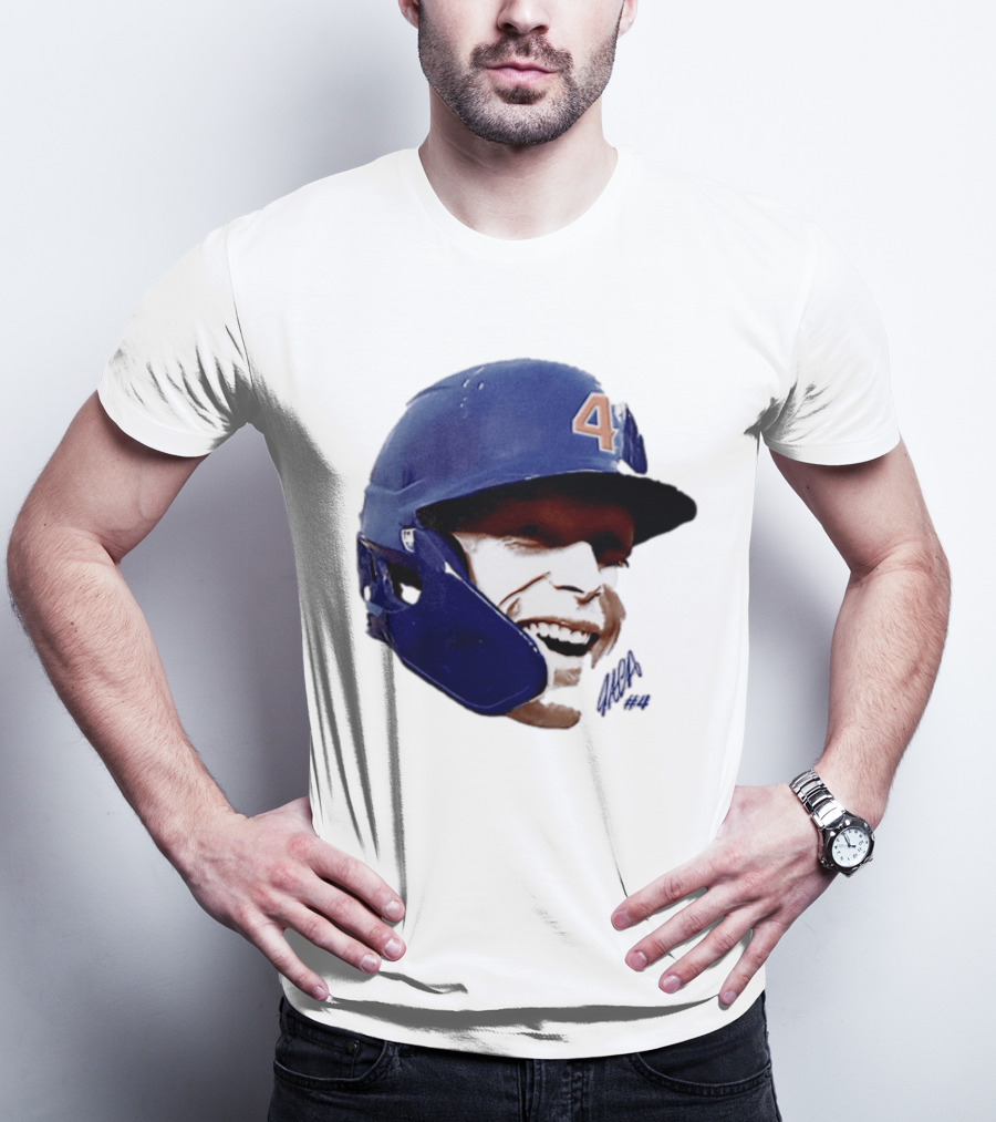 Pete Crow Armstrong Chicago Cubs Big Head Number 40 Baseball T-Shirt
