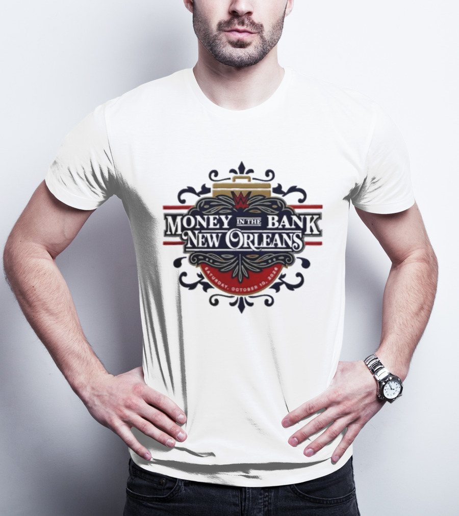 WWE Money In The Bank New Orleans 2026 ProSphere Event T-Shirt