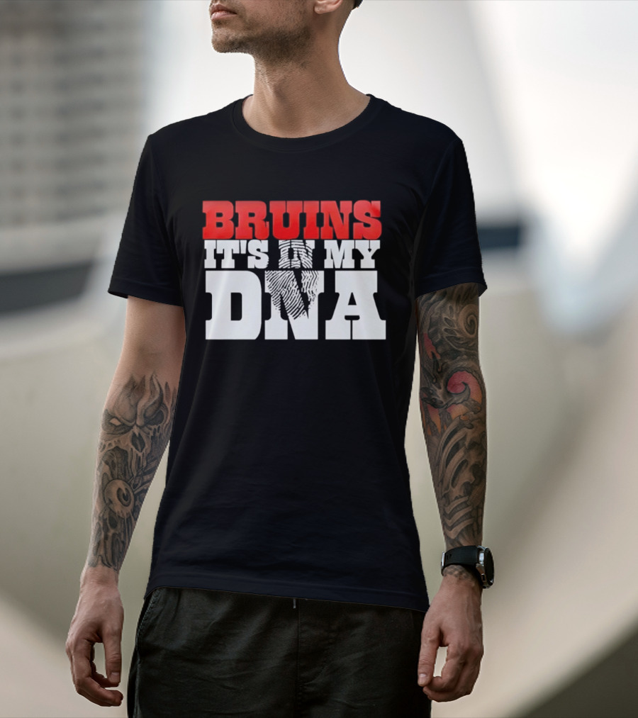 Bruins It's In My DNA NHL Hockey Fan Pride T-Shirt