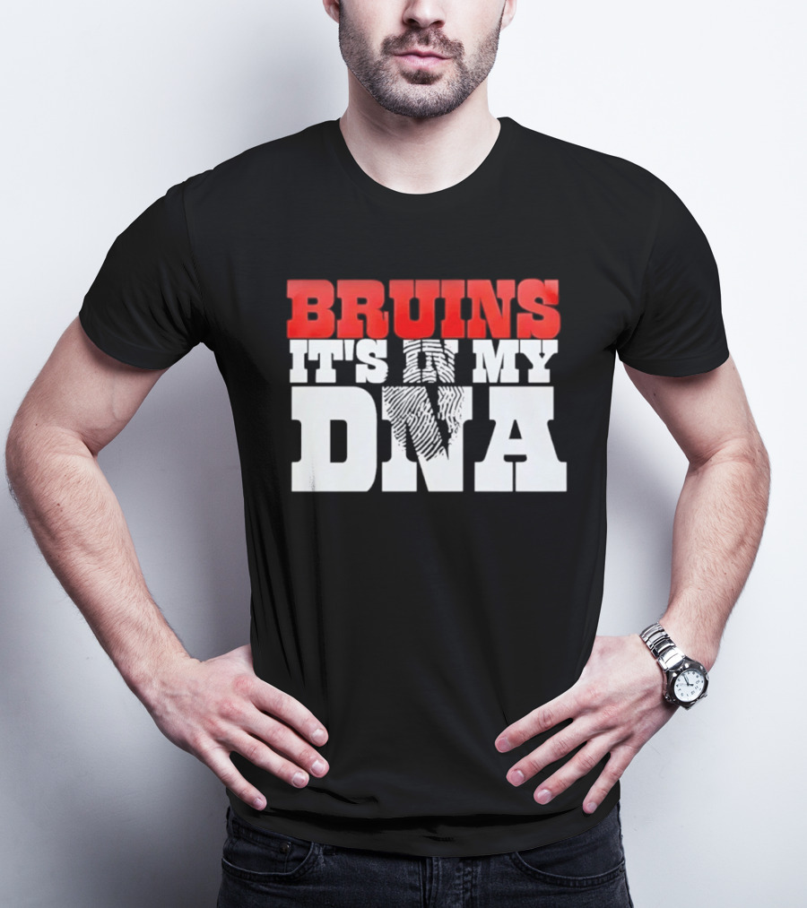 Bruins It's In My DNA NHL Hockey Fan Pride T-Shirt