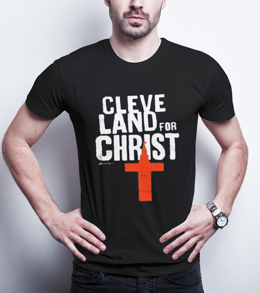 Cleveland Browns All I Need Is A Whole Lot Of Jesus Cleveland For Christ T-Shirt