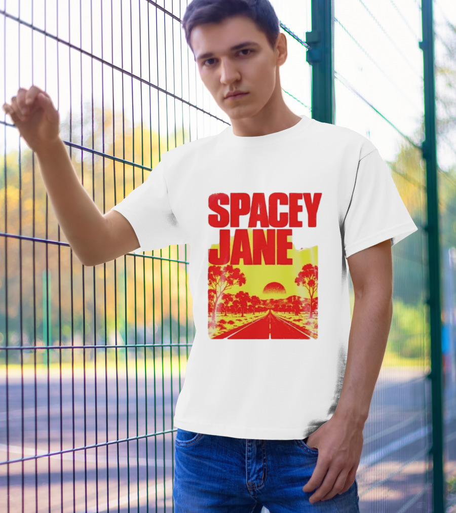 Spacey Jane Live Tour Australian Outback Sunset Scene T-Shirt