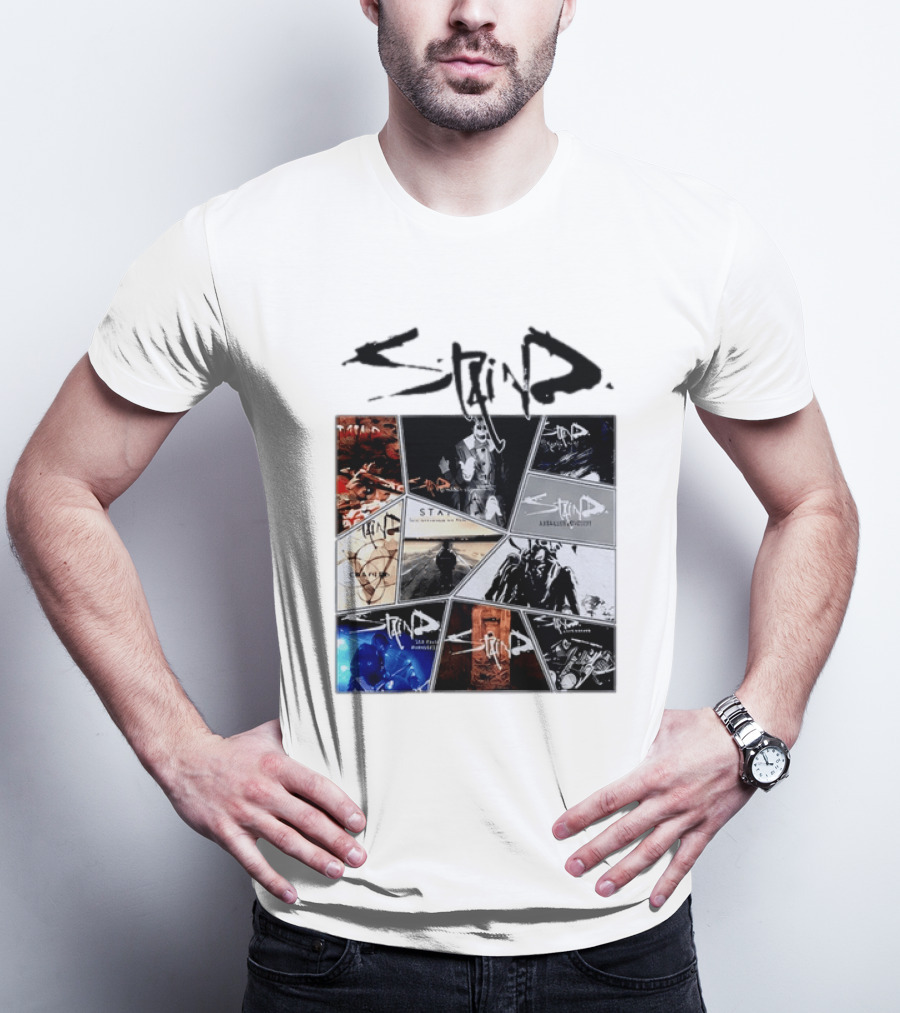 Staind Album Covers Collection Alternative Metal Band T-Shirt