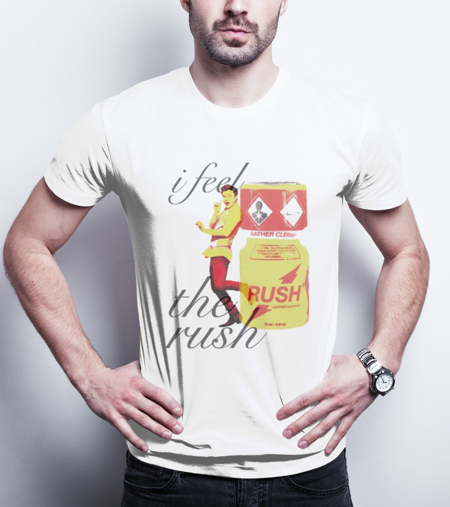 I Feel The Rush Leather Cleaner Chris Colfer T-Shirt