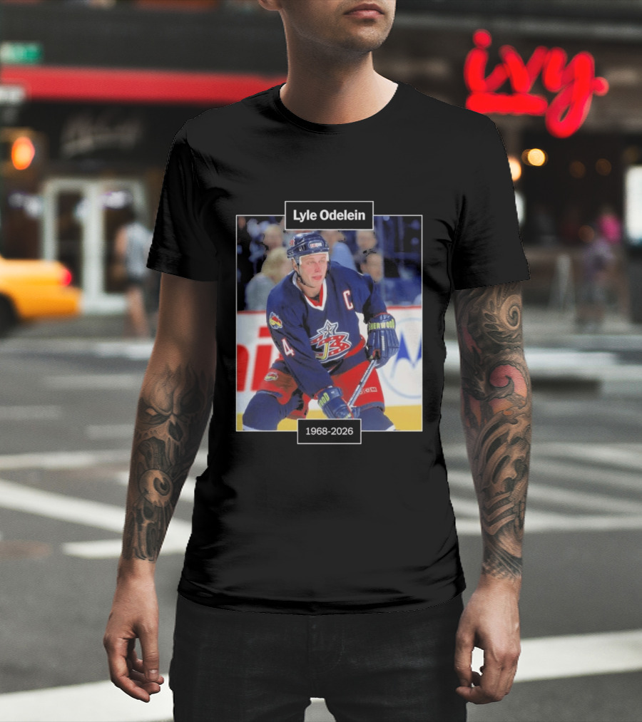 Lyle Odelein Hockey Player 1968 2026 Memorial T-Shirt