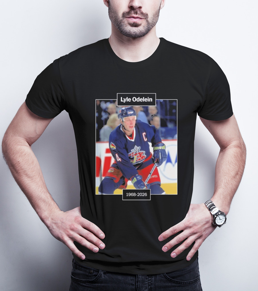 Lyle Odelein Hockey Player 1968 2026 Memorial T-Shirt