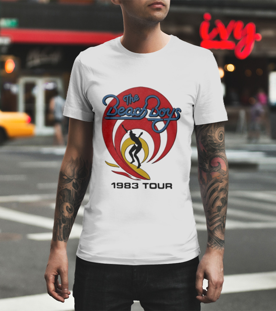 The Beach Boys 1983 Tour Vintage Surf Iconic Music Event T-Shirt