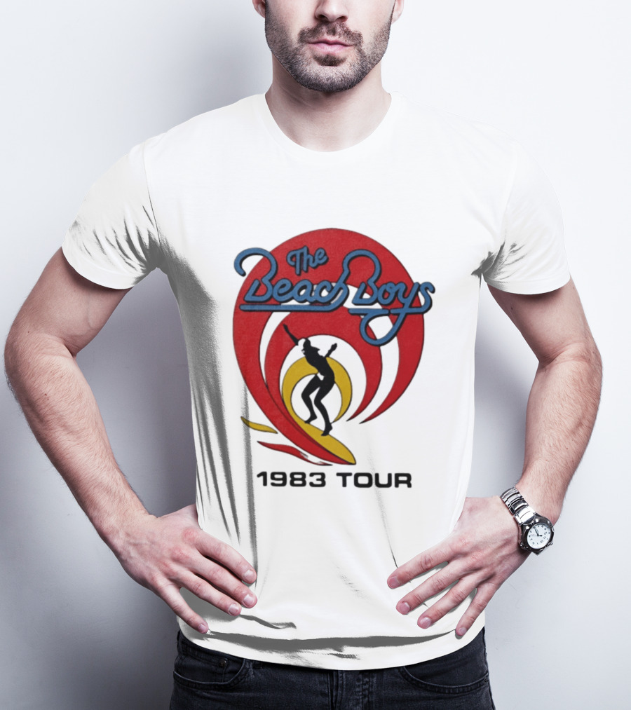 The Beach Boys 1983 Tour Vintage Surf Iconic Music Event T-Shirt