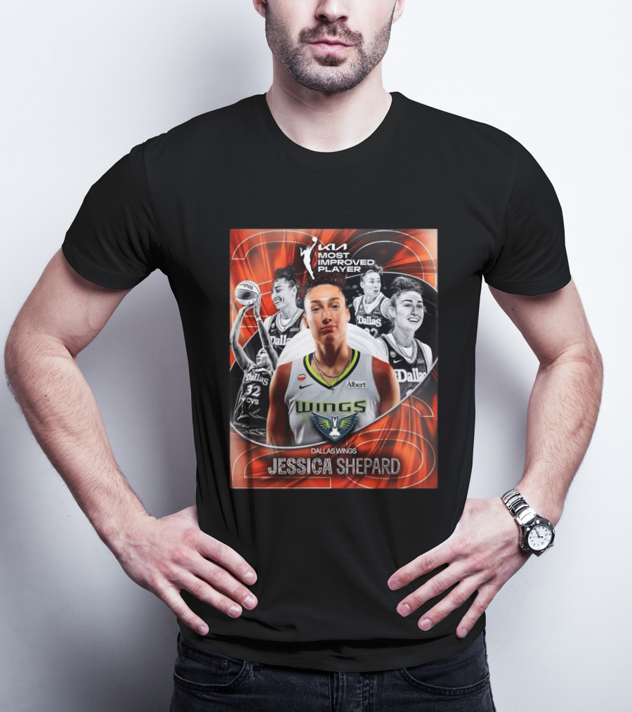 WNBA Most Improved Player 2023 Dallas Wings Jessica Shepard T-Shirt