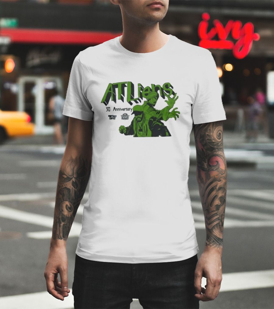 Outkast ATLiens 30th Anniversary Portaely Coffee Hip Hop Legends 90s Rap T-Shirt