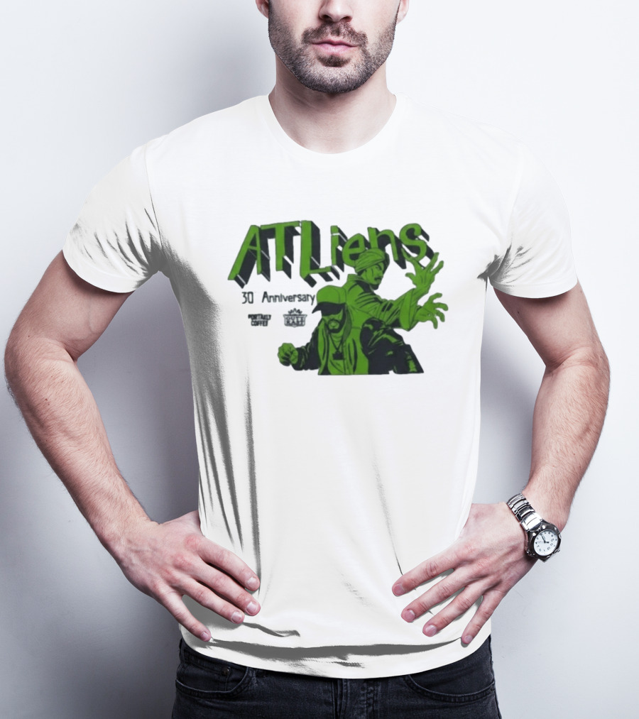 Outkast ATLiens 30th Anniversary Portaely Coffee Hip Hop Legends 90s Rap T-Shirt