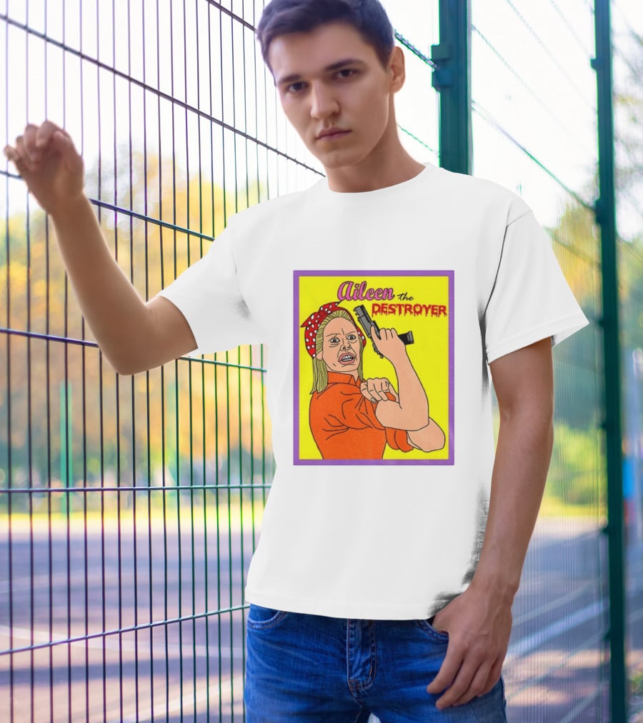 Aileen The Destroyer Halloween Horror Rosie Riveter T-Shirt