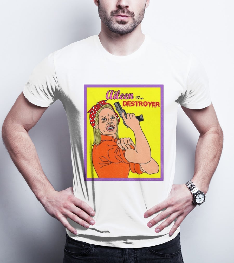 Aileen The Destroyer Halloween Horror Rosie Riveter T-Shirt