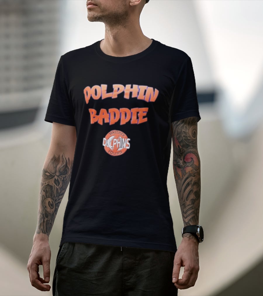 Miami Dolphins Dolphin Baddie Whitney Young T-Shirt