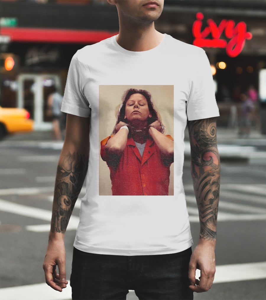 Aileen Wuornos True Crime Iconic Orange Jumpsuit Political T-Shirt