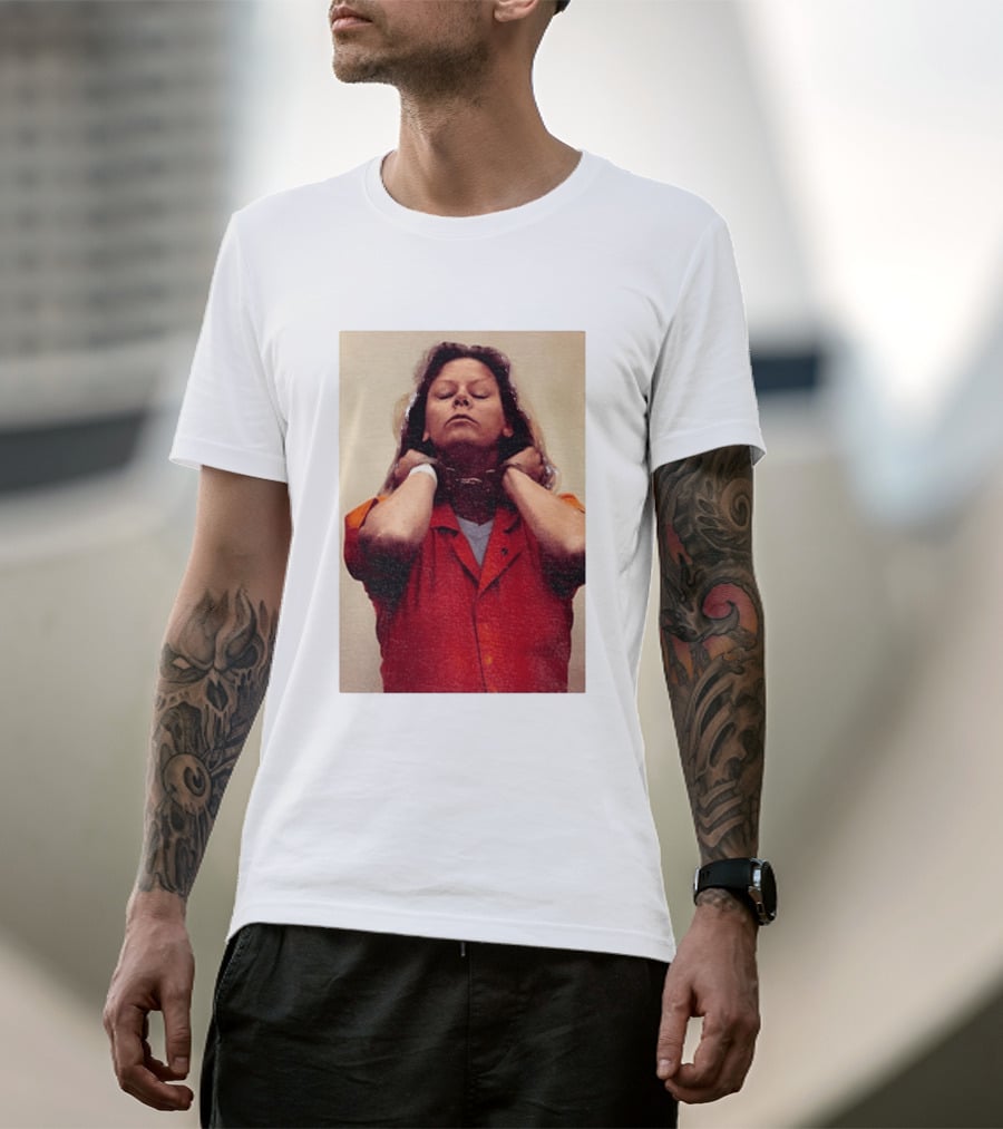 Aileen Wuornos True Crime Iconic Orange Jumpsuit Political T-Shirt