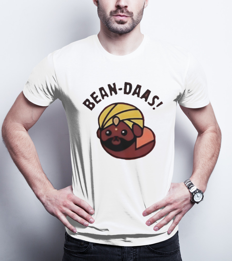Bean Daas Turbaned Character With Mustache And Beard T-Shirt
