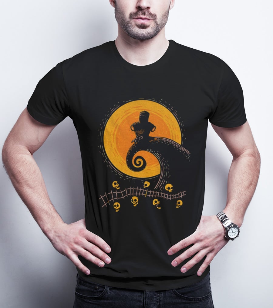 Monty Python And The Holy Grail Meets The Nightmare Before Christmas T-Shirt