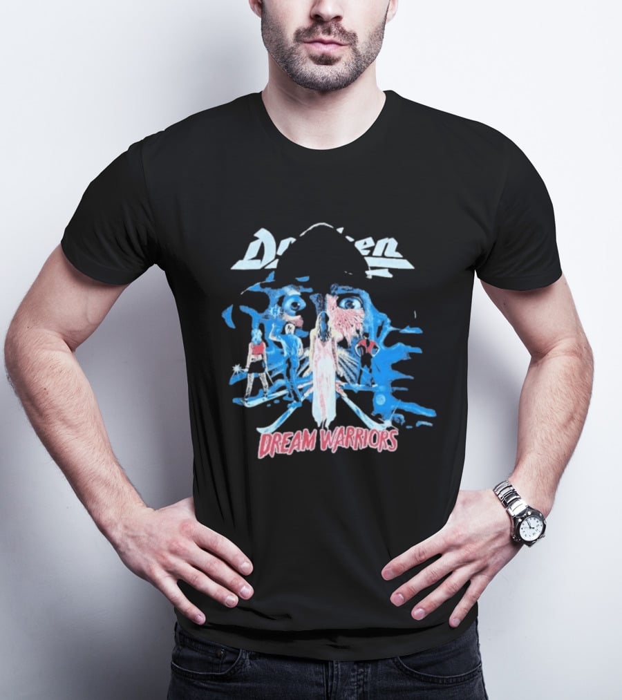 Dokken Dream Warriors A Nightmare On Elm Street Horror Music Collaboration T-Shirt