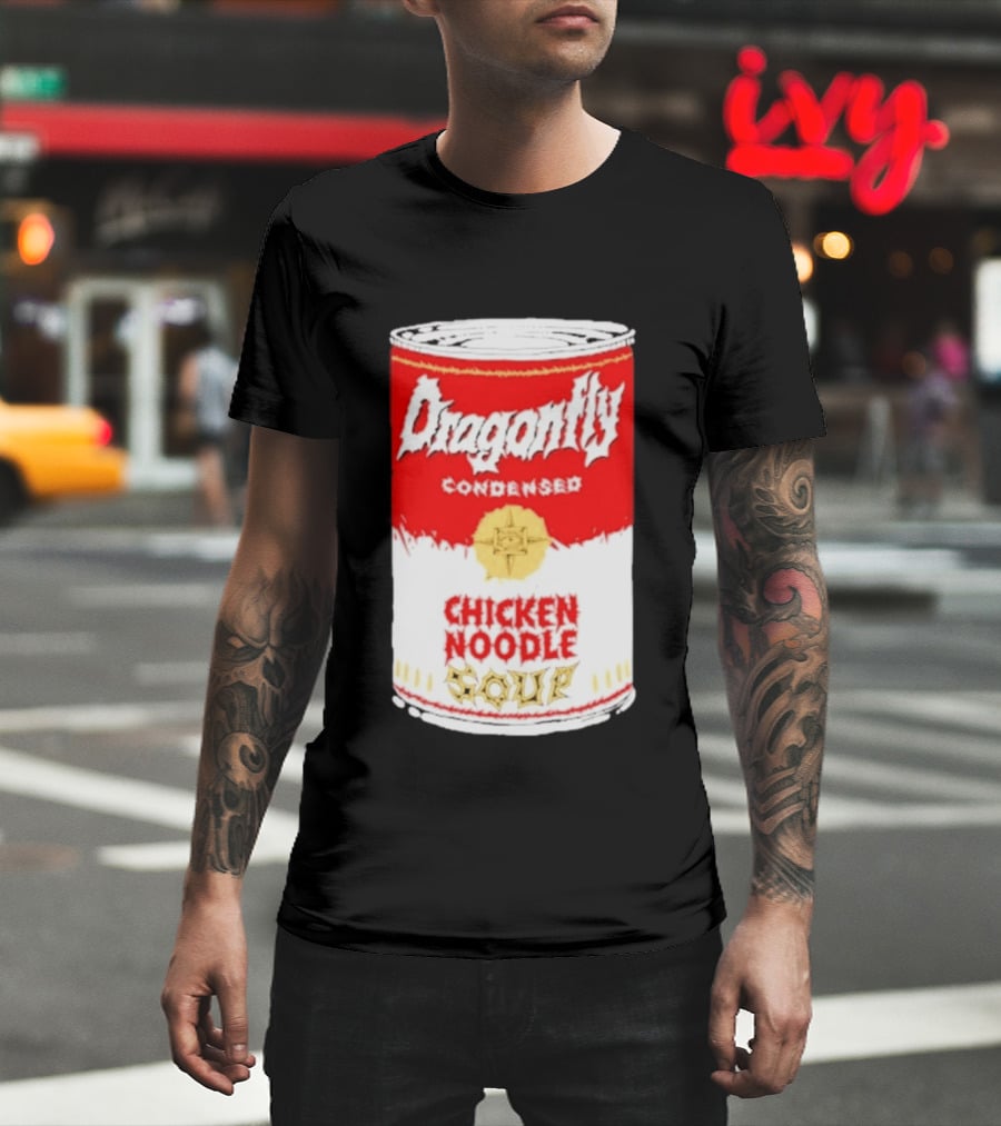 Dragonfly Condensed Chicken Noodle Soup T-Shirt