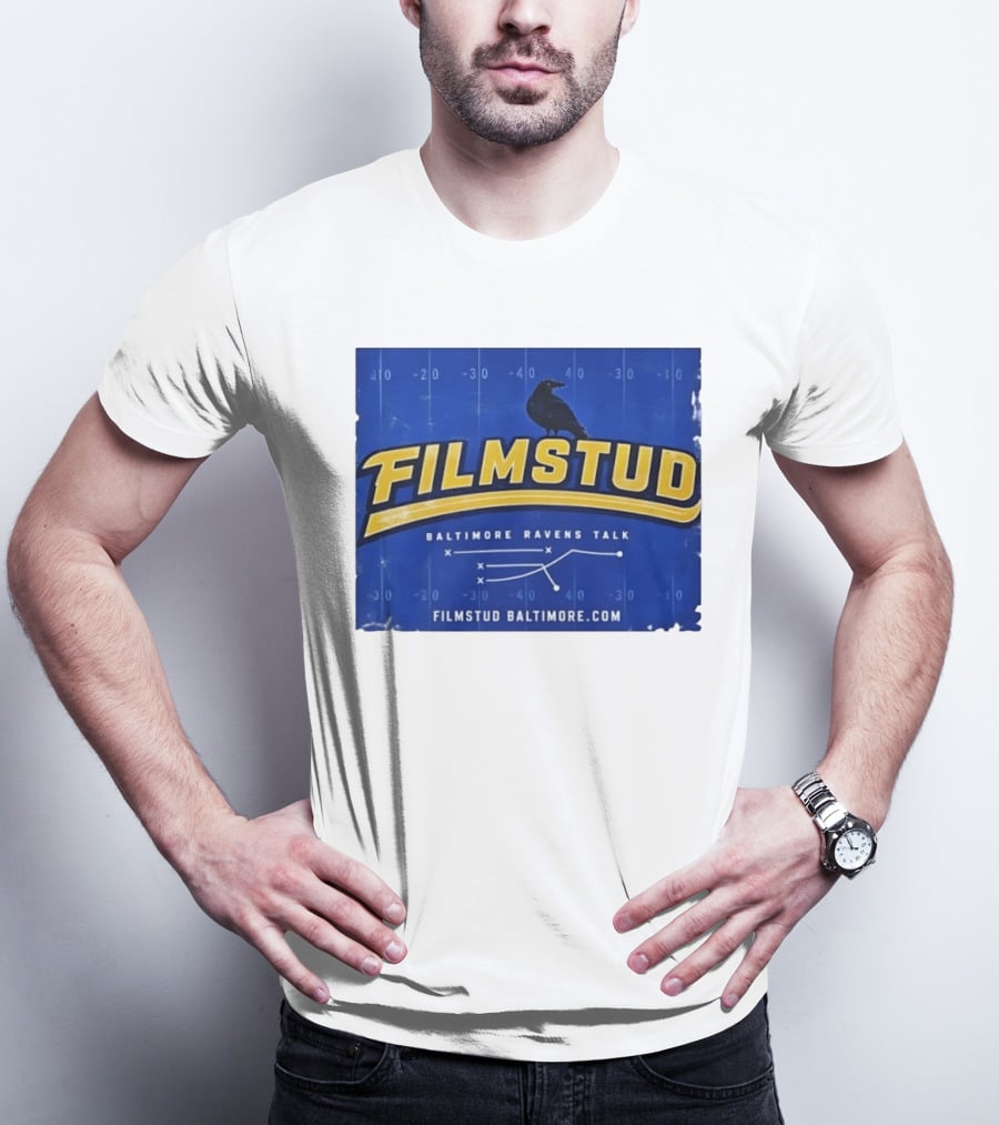Filmstud Baltimore Ravens Talk Football FilmstudBaltimore.com T-Shirt