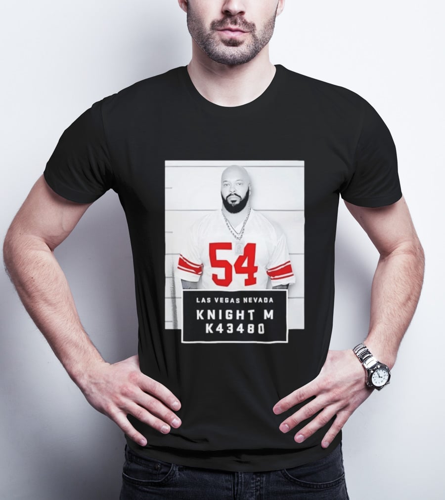Las Vegas Nevada Shot 54 Knight M K43480 Death Row Records T-Shirt