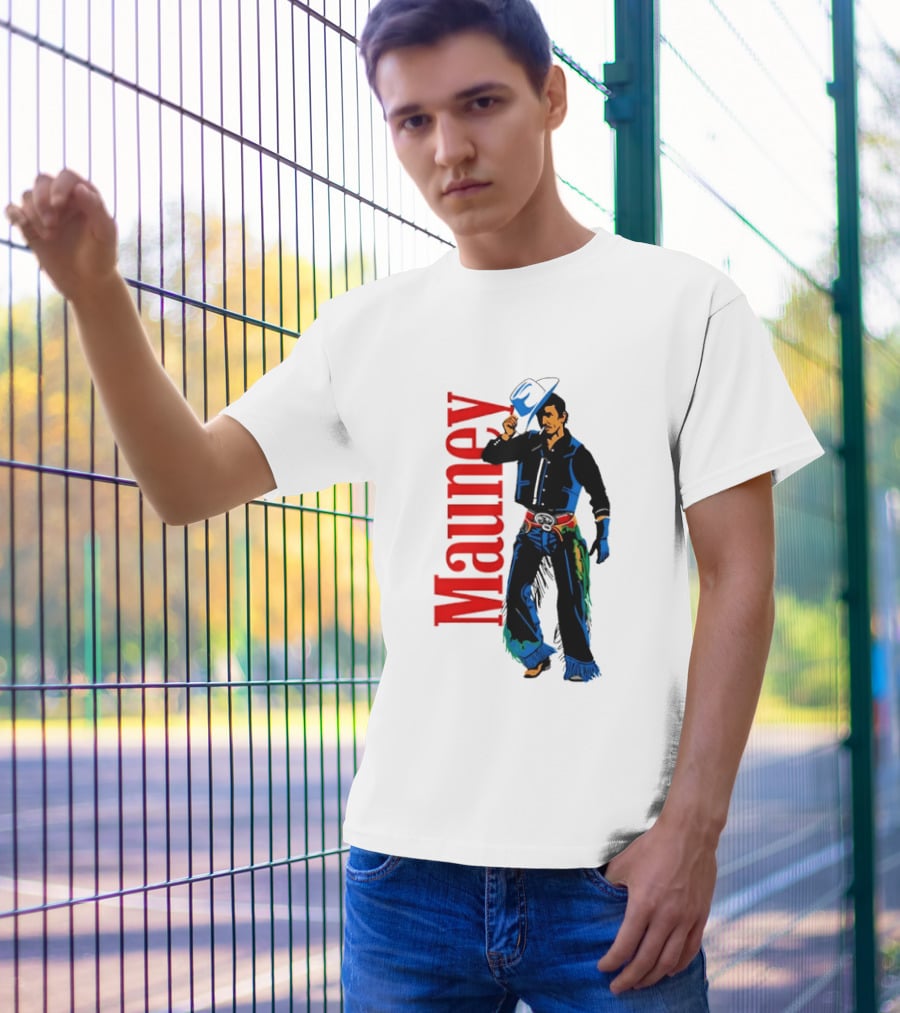 JB Mauney Bull Rider Cowboy Style Western T-Shirt