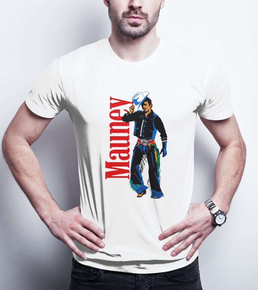 JB Mauney Bull Rider Cowboy Style Western T-Shirt