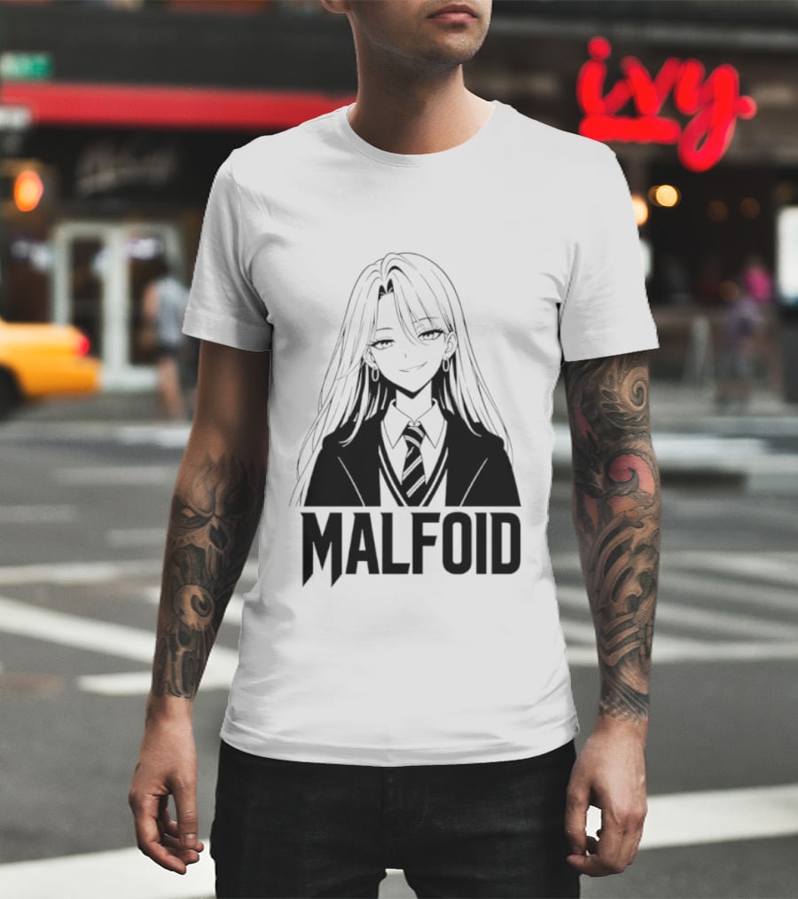 Malfoid Anime Wizard School Manga T-Shirt