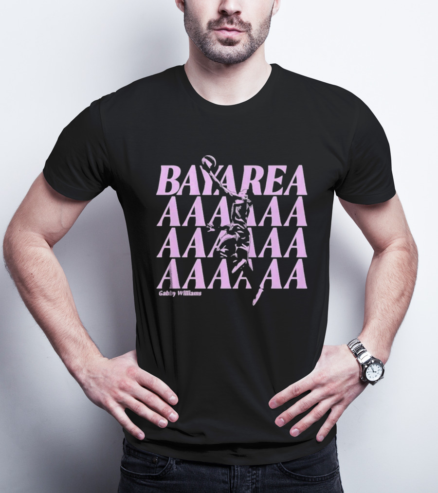 Gabby Williams Bay Areaaaa Basketball Iconic Dunk T-Shirt
