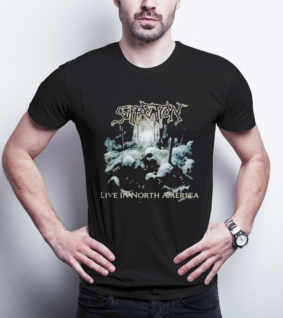 Suffocation Live In North America Tour Concert Metal Scene T-Shirt