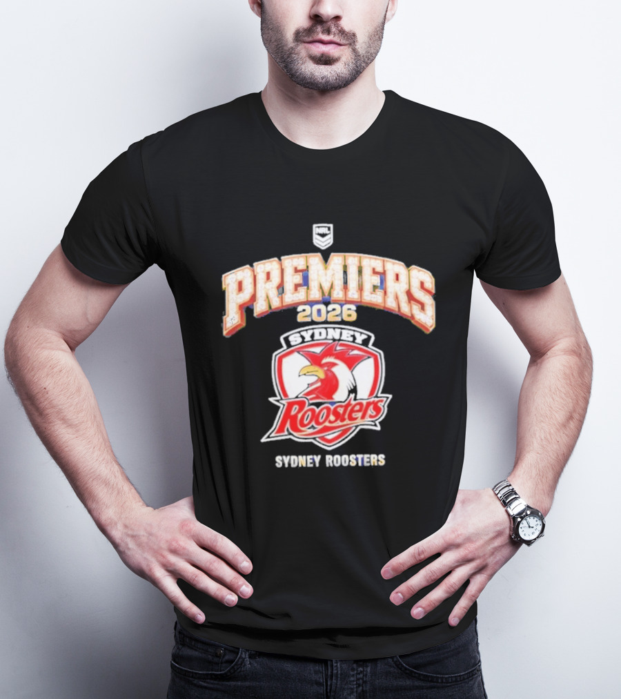 Sydney Roosters 2026 NRL Premiers Rugby Champions T-Shirt