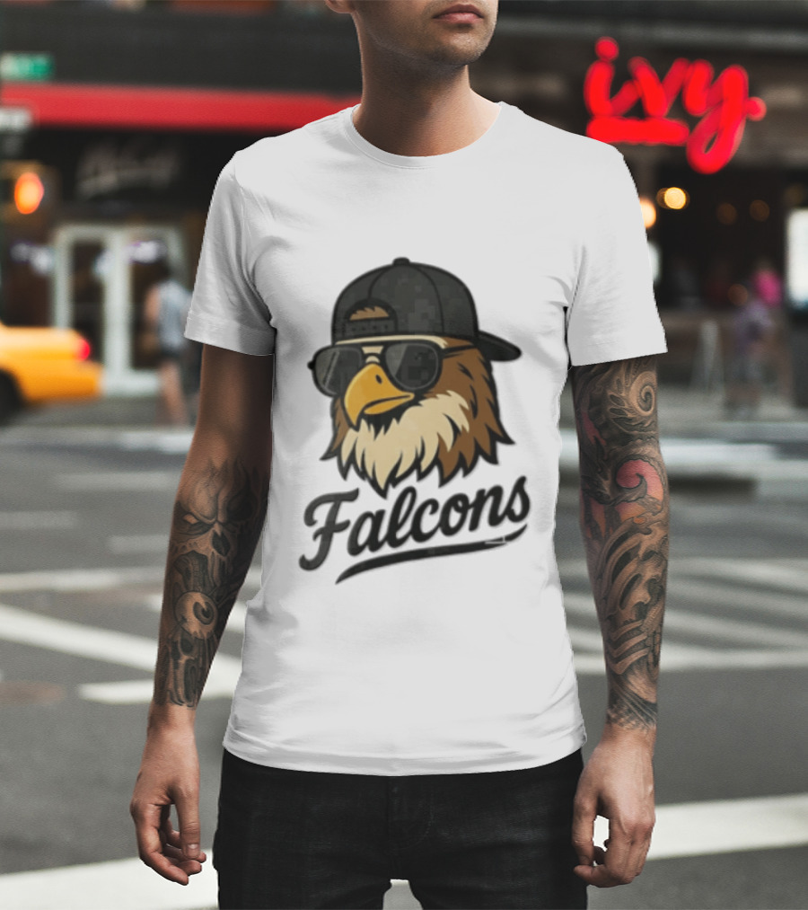 Falcons Eagle Sunglasses Baseball Cap T-Shirt