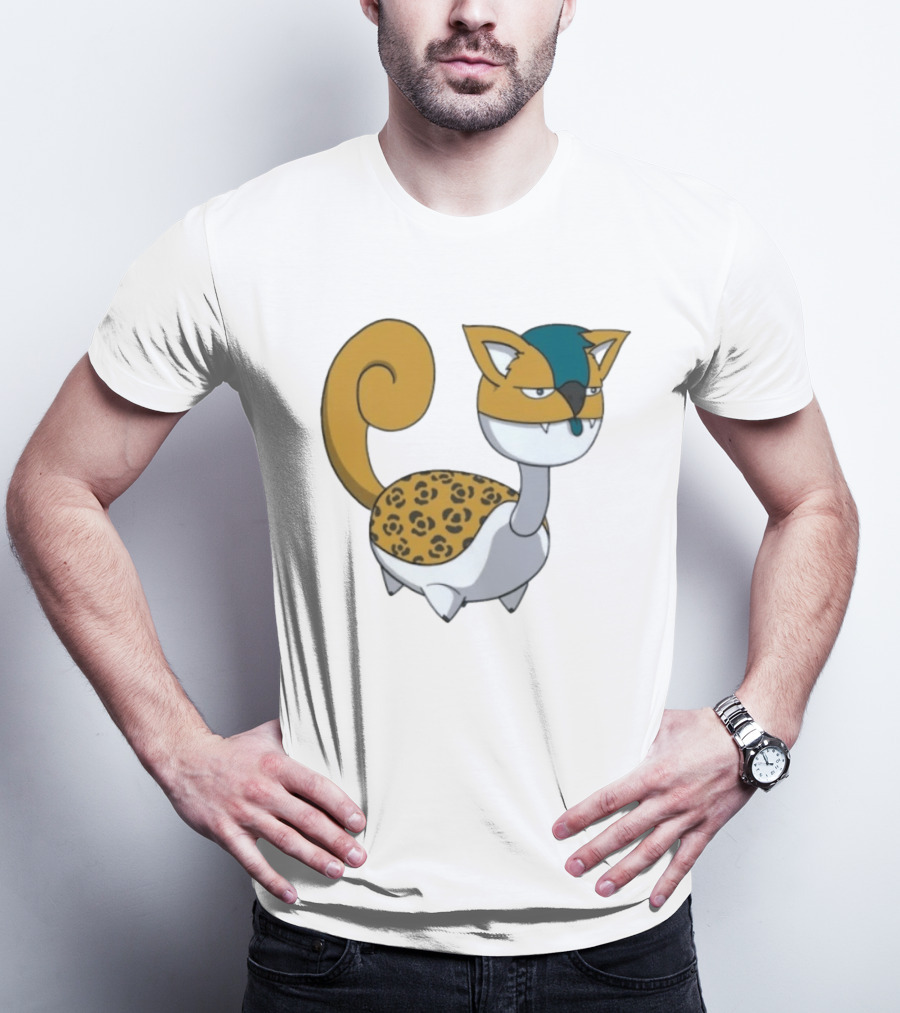 Jacksonville Jaguars Pokemon Fusion Cartoon T-Shirt